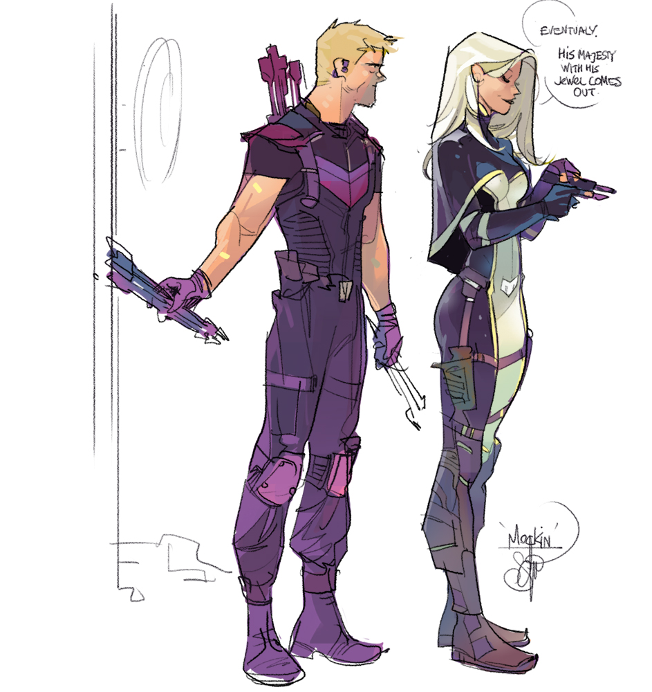 Mockingbird And Hawkeye Marvel