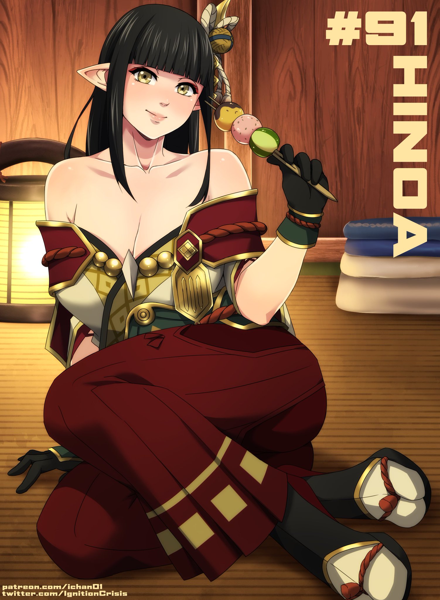 Sgt Crisis рџ ћ On Twitter Fanart Pinup 91 Hinoa From Mh Rise Yo