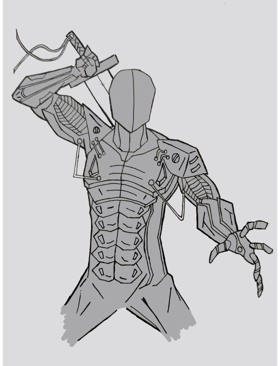 Cool Cyborg Drawings