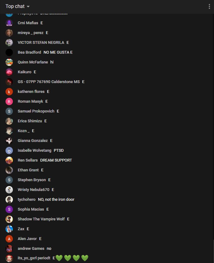 Dream Mods 🌈 on Twitter: "currently: terrified dreams next youtube mcc chat is going to look ...