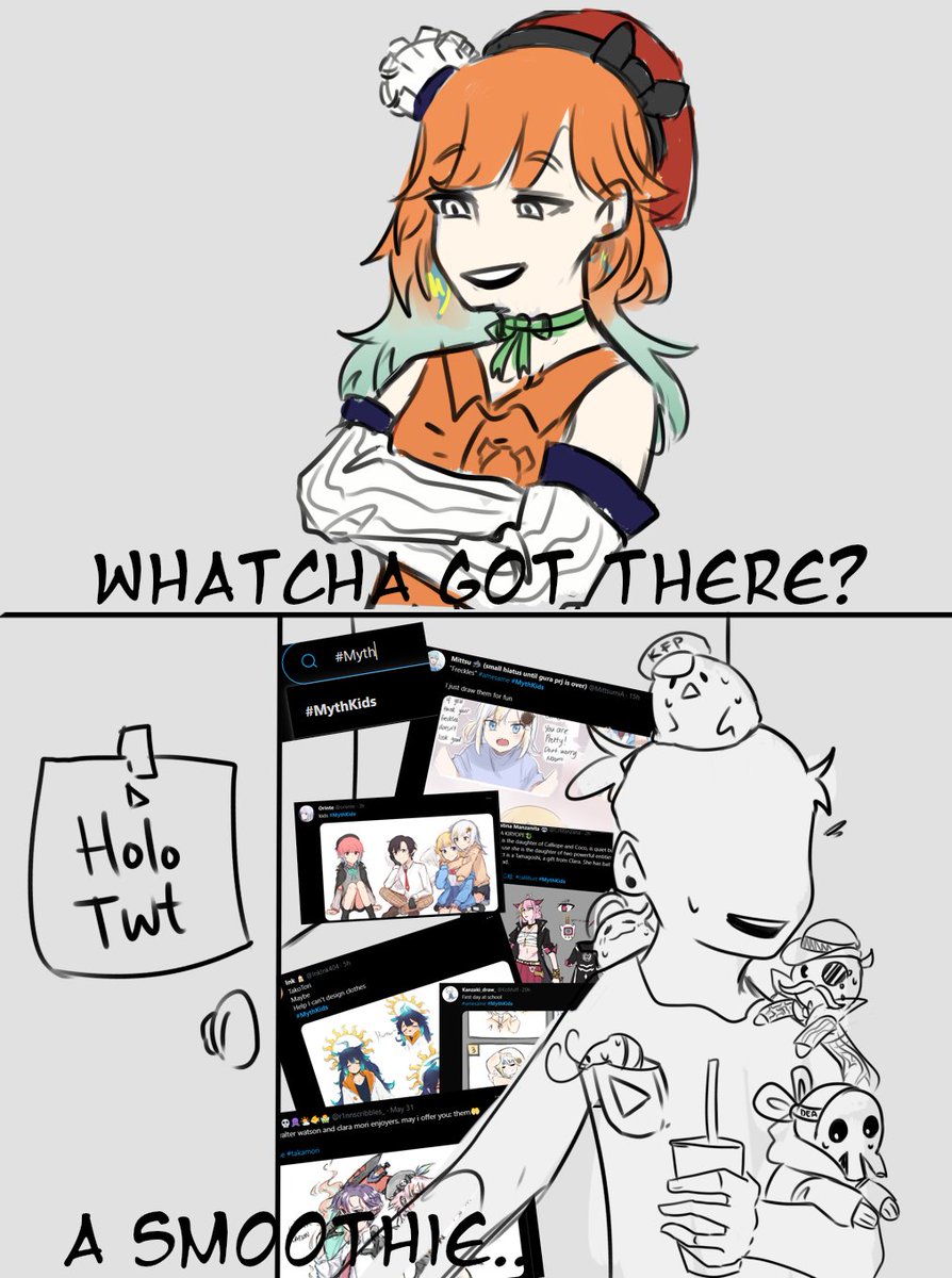 「Watson's Funeral #amesame #gawrt #ameliaRT 」【 MOSH 】🌱の漫画