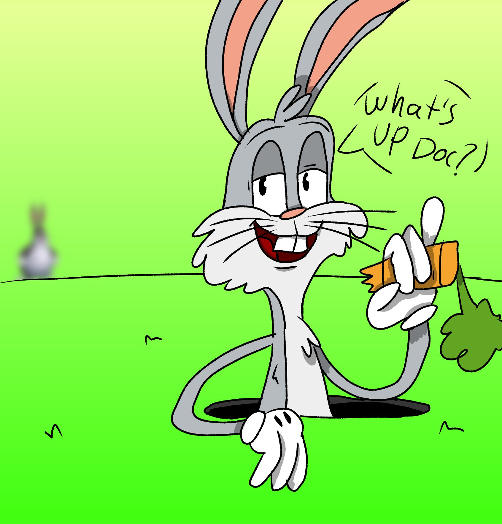 Bugs Bunny Smoking Weed Drawings