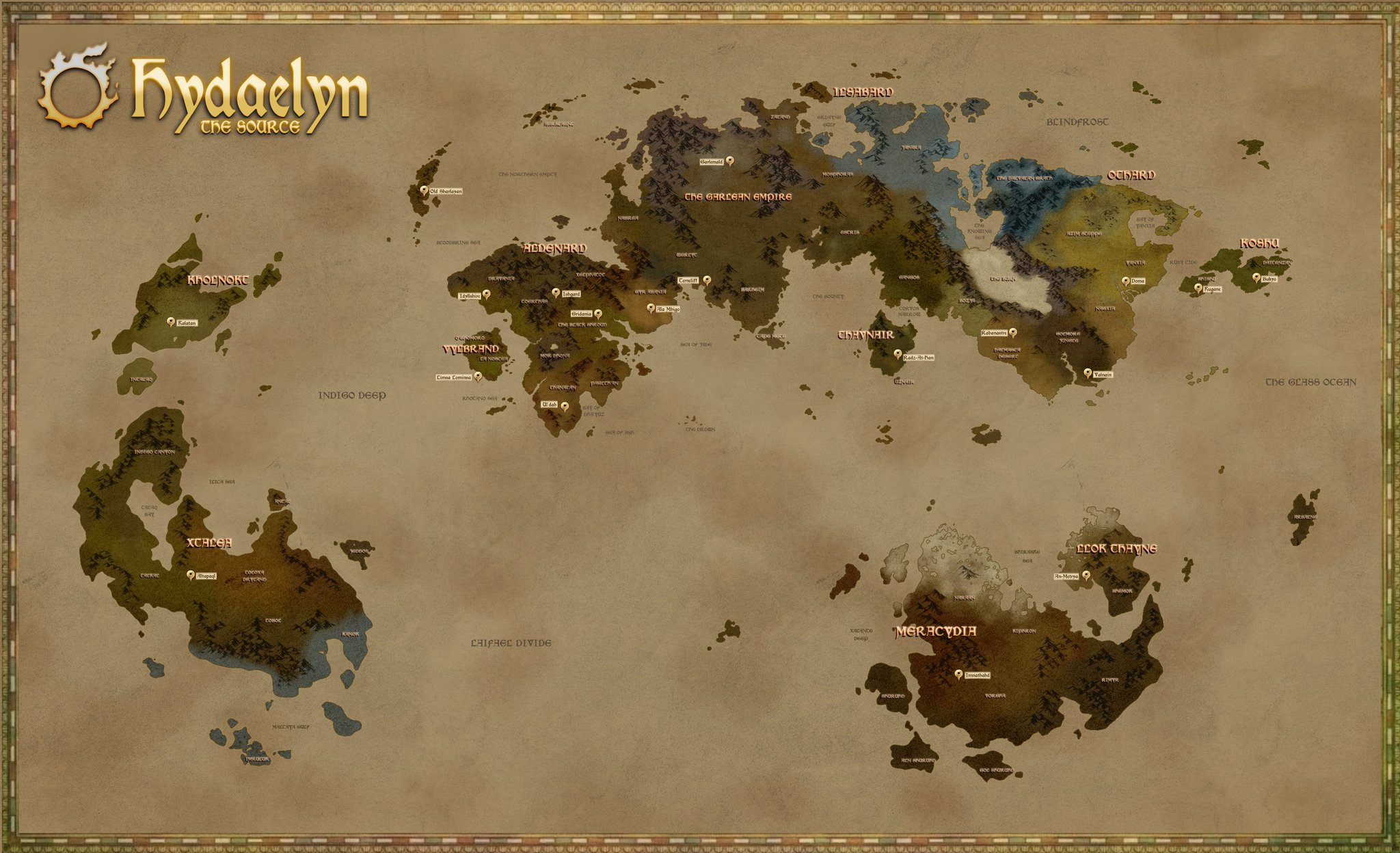 Ffxiv World Map Full All FFXIV Aether Current Locations By Expansion