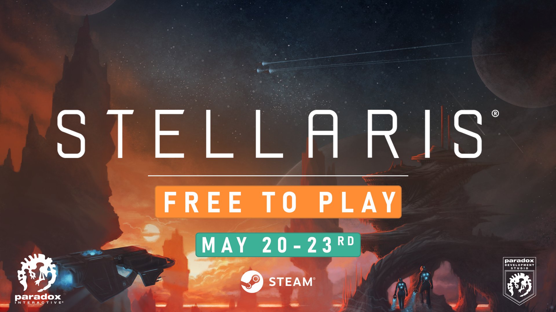 Stellaris on Twitter: "Stellaris is free to play all weekend! 🎉 Up next at #PDXCON watch "How to ...