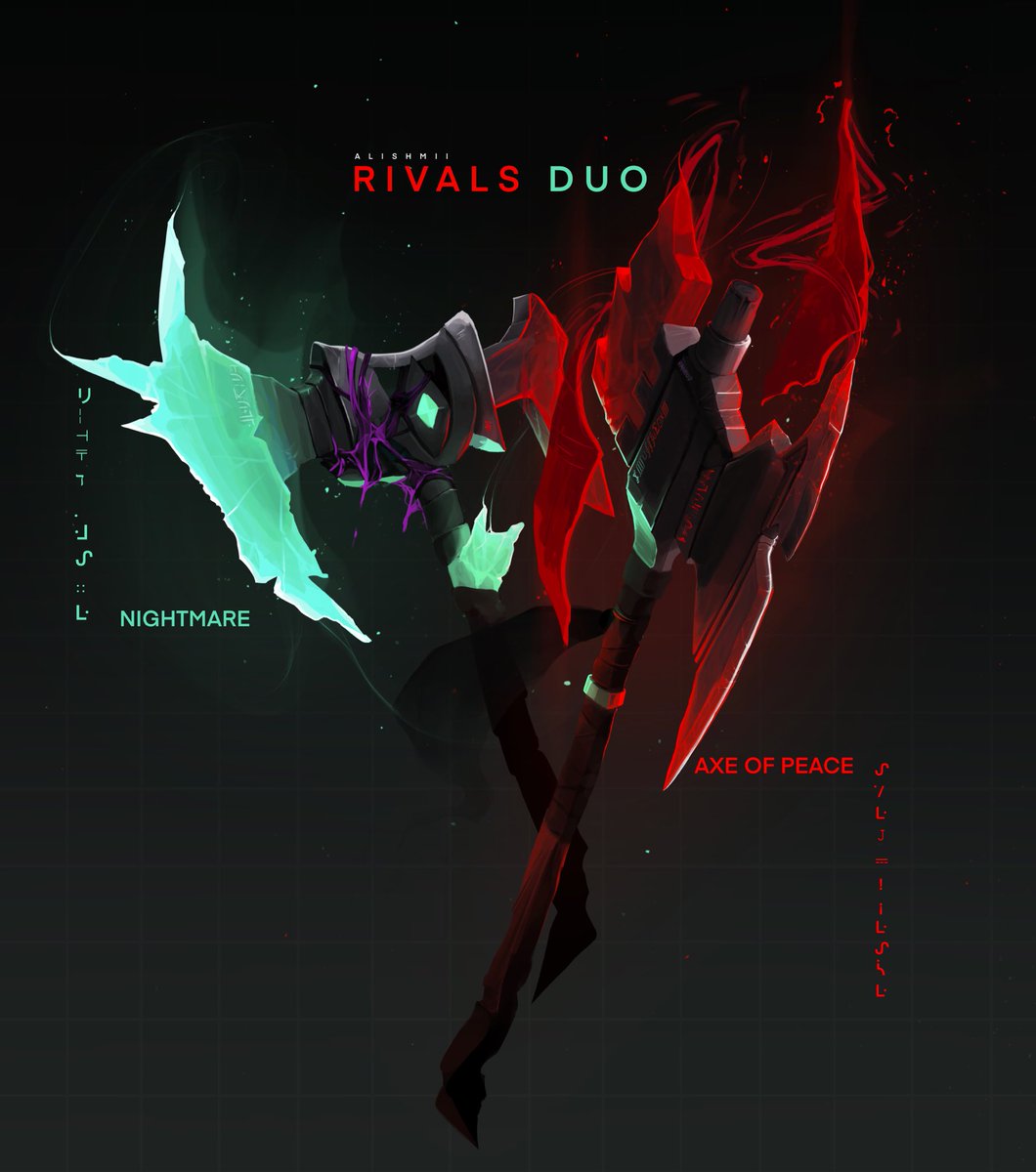 「Rivals duo weapons Retweets are appreci」|Perci 🎈🍂のイラスト