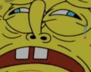 Spongebob Crying Happy Face