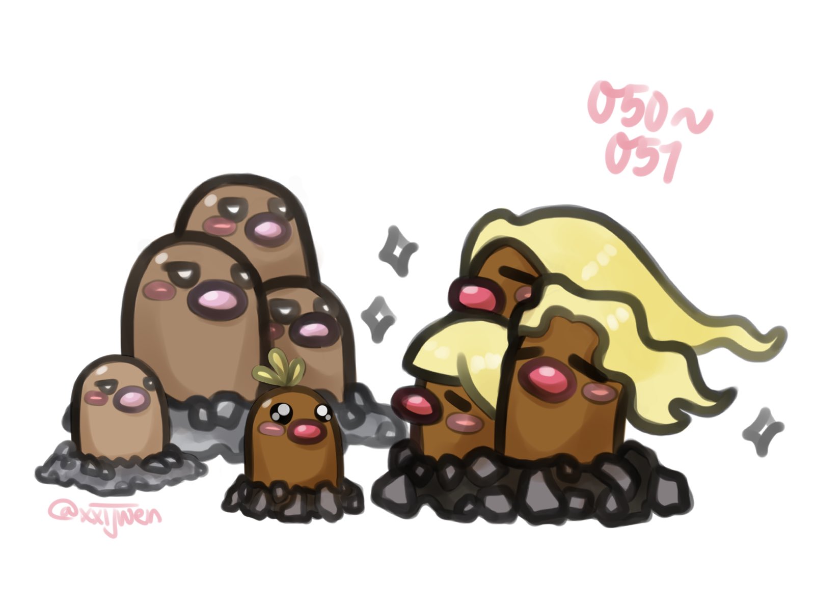 Pokemon Dugtrio Evolution Chart