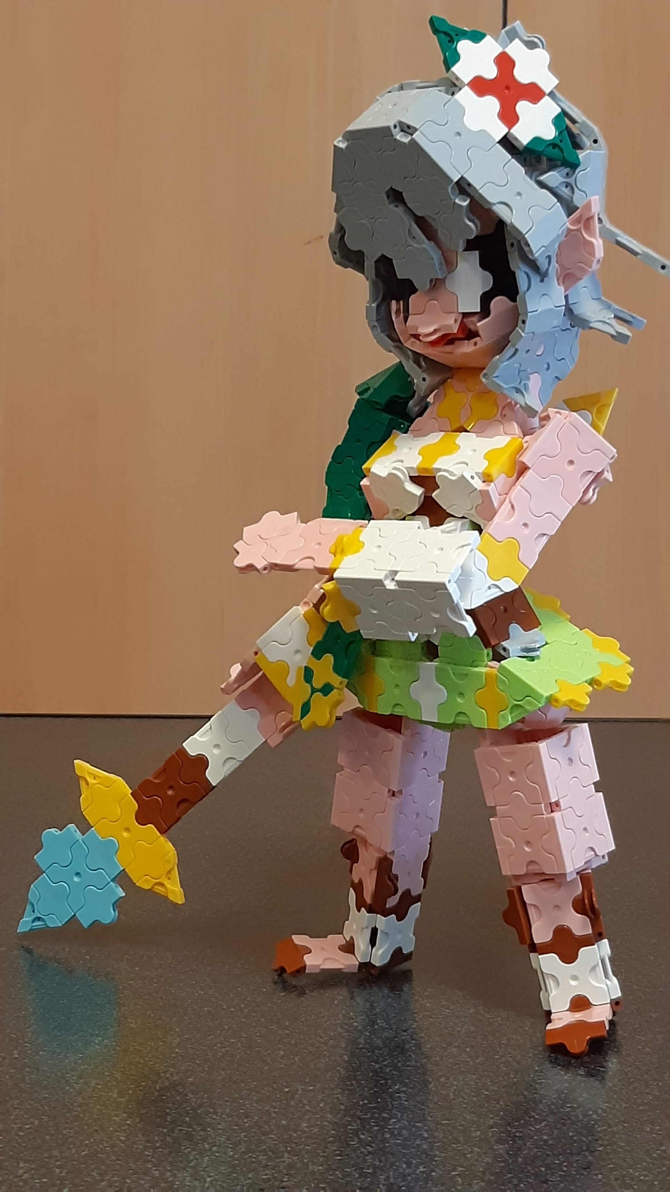 ぺたぞう（プラレール以外） on Twitter: "LAQ女子、次のポーズは槍系の長物を構えているポーズ。まずはプリコネからコッコロちゃんで作ってみました。いいかんじの構えポーズになりました ...