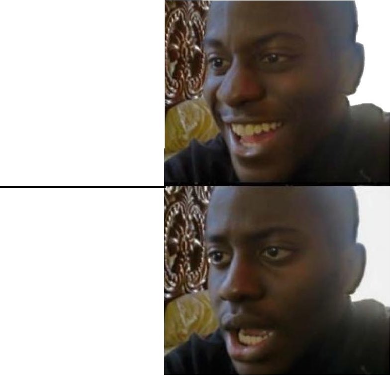 Happy Sad Black Guy Meme