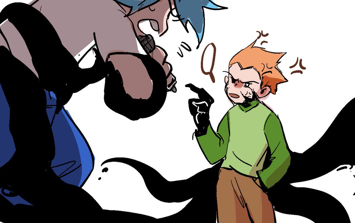 「#fridaynightfunkin #picoxbf #FNF 想了奇奇怪怪的东西 不知道有没有撞au 」兔子🐰の漫画