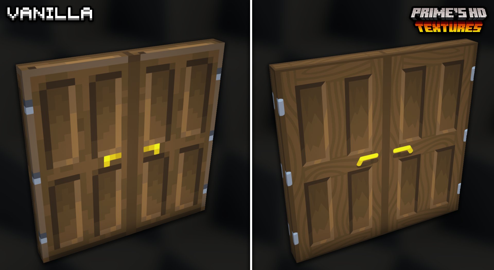Dark Wooden Door Texture