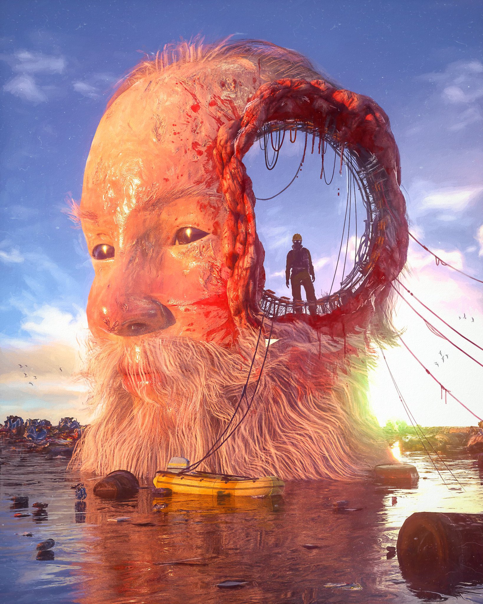 beeple on Twitter: "TECHNOKING…