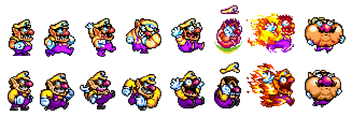 Wario Land Sprites