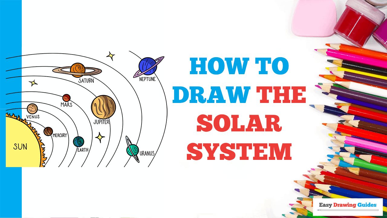 Drawing Of Complete Solar System