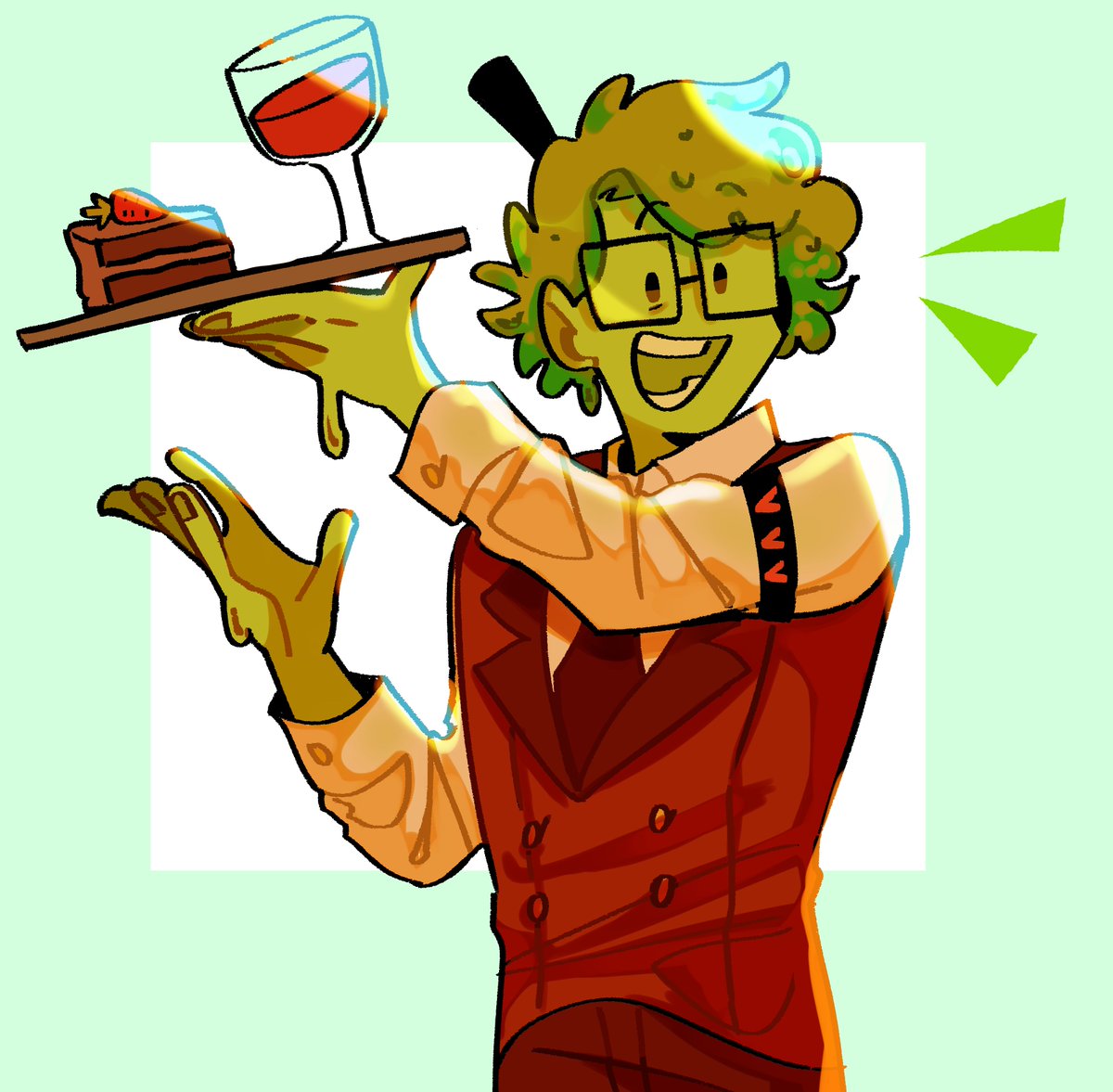 「Everybody's favorite goopy man serving t」|kiana‼のイラスト