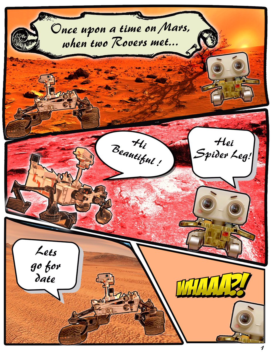 Comics Curiosity Rover