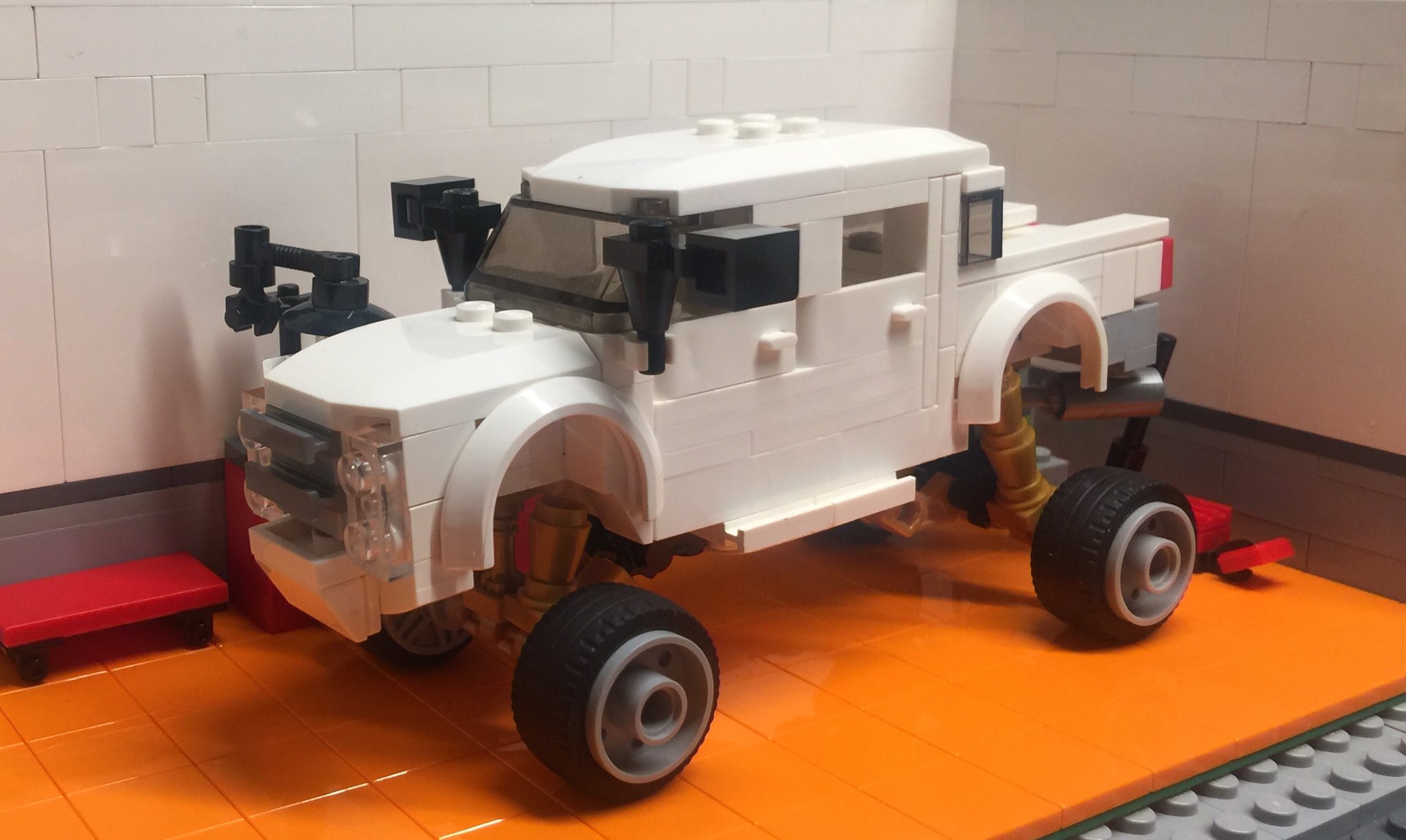 Lego Custom Trucks Lifted 700 Subscriber Custom Lego Truck Moc Contest