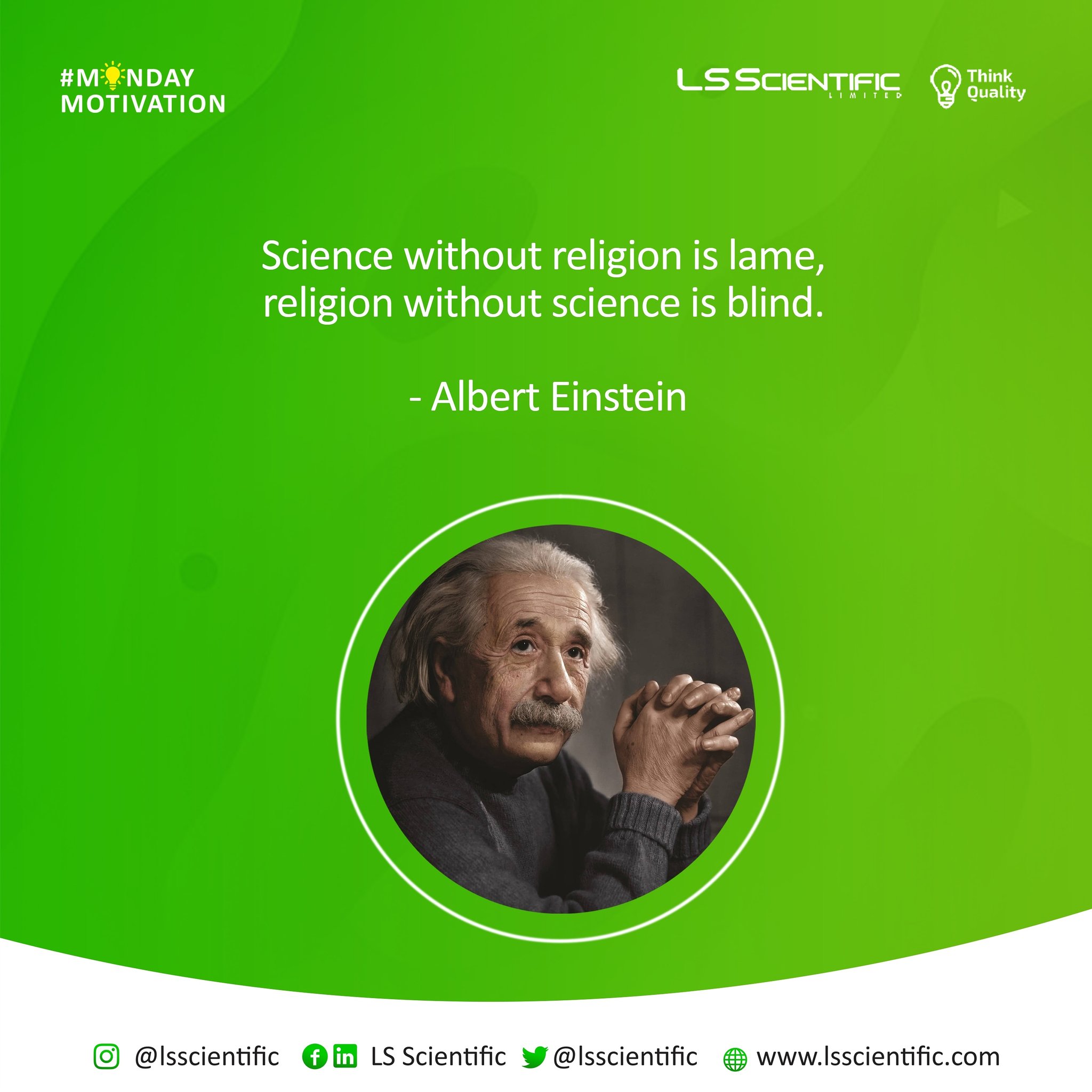 Albert Einstein Science Without Religion