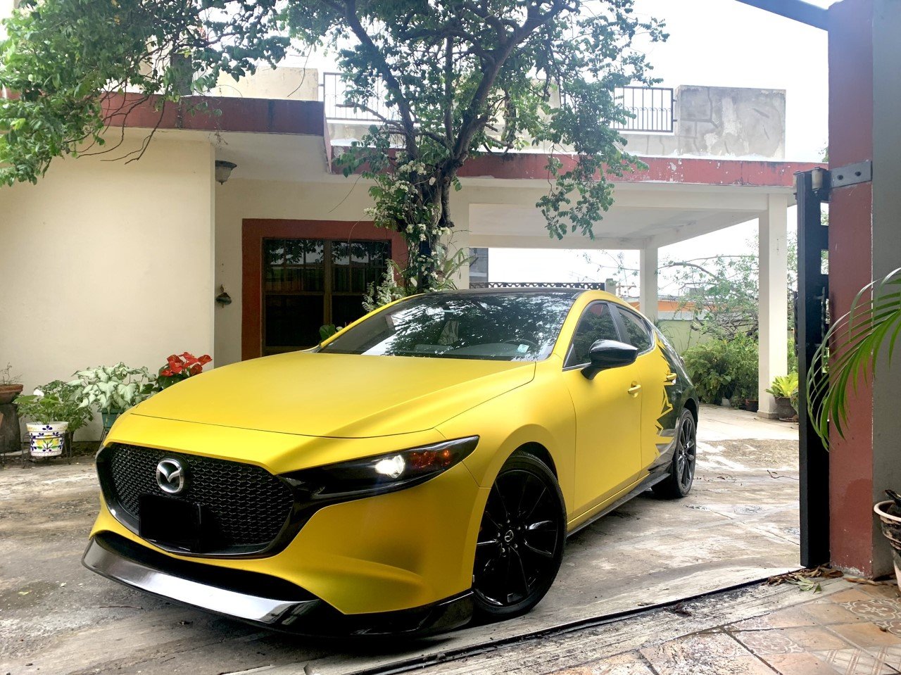 Mazda Black And Yellow
