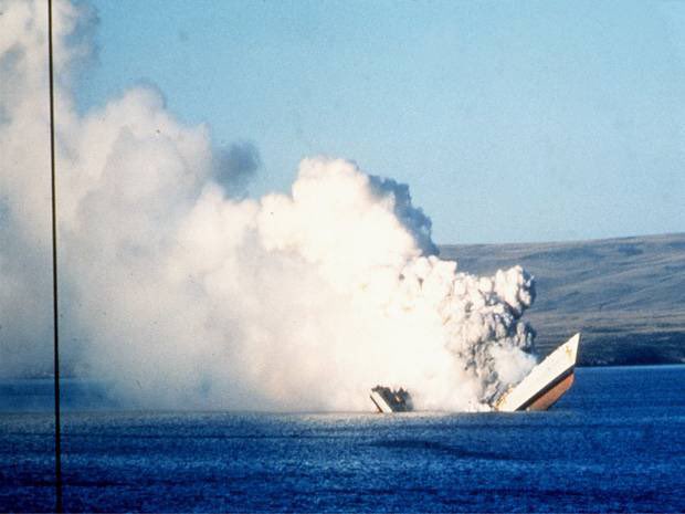 Hms Antelope Sinking