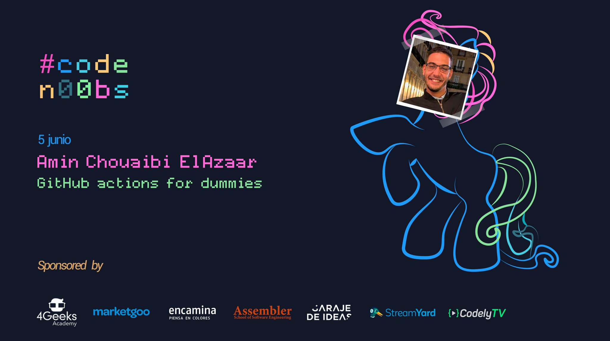 CodeNoobs on Twitter: "Con @AminCh18 llevaremos nuestras aplicaciones al siguiente nivel 🔝: nos ...