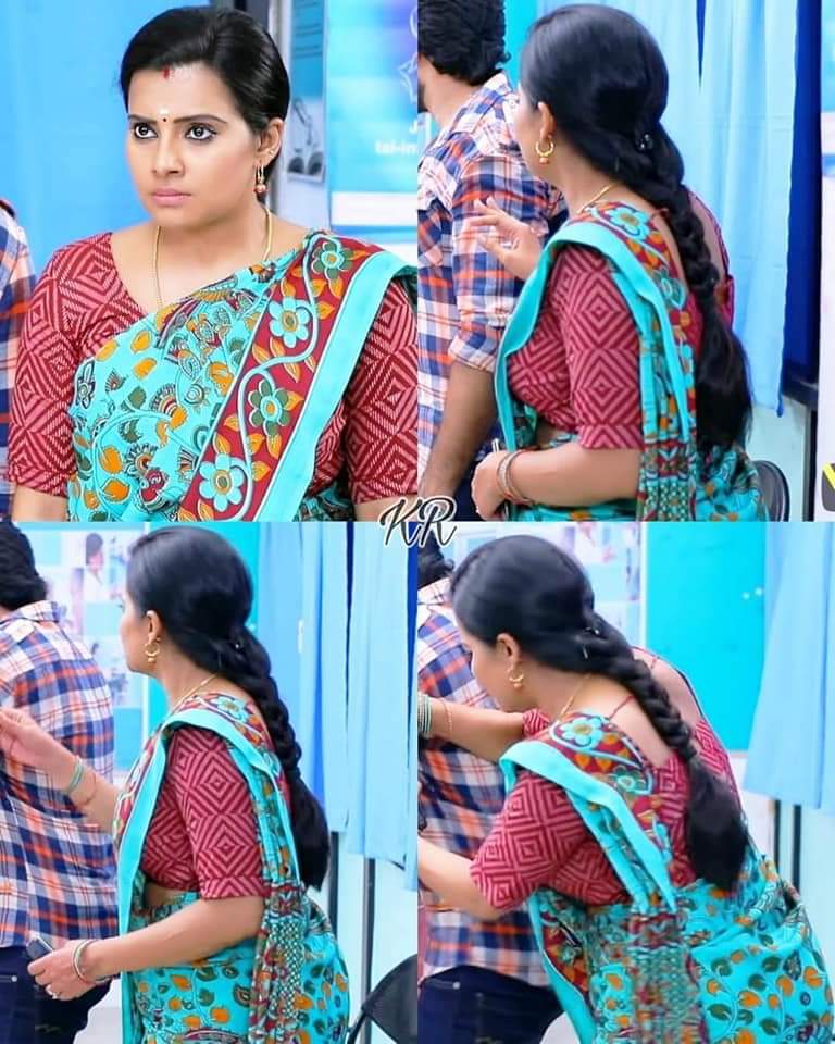 Real Life Saree Side View