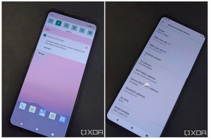 Android Weekly Update💡 on Twitter: "XDA 发现 Google 没有支持非解锁 OEM 设备通过 DSU 刷入 Android 12 Beta 固件 ...