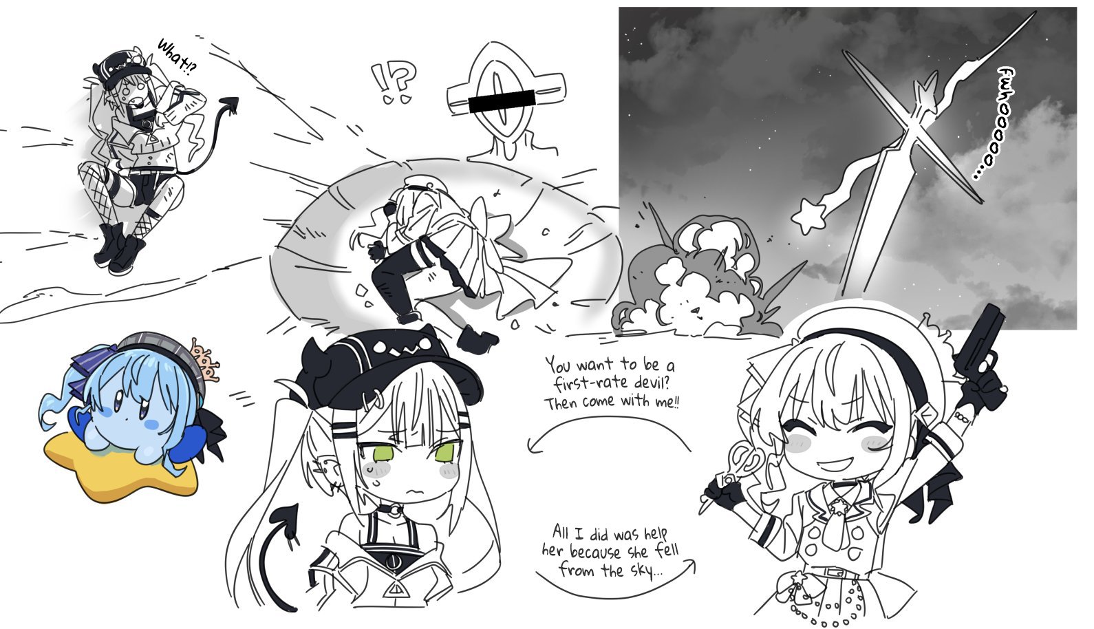 Paracite on Twitter: "[EN Version] Artist Comment: Just something I drew because my imagination ...