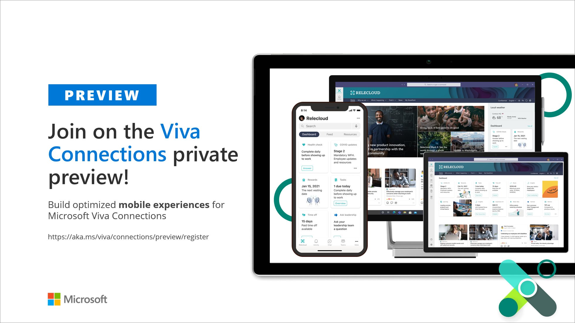 Vesa Juvonen on Twitter: "📢 Join on the Viva Connections mobile private preview! Build optimized ...