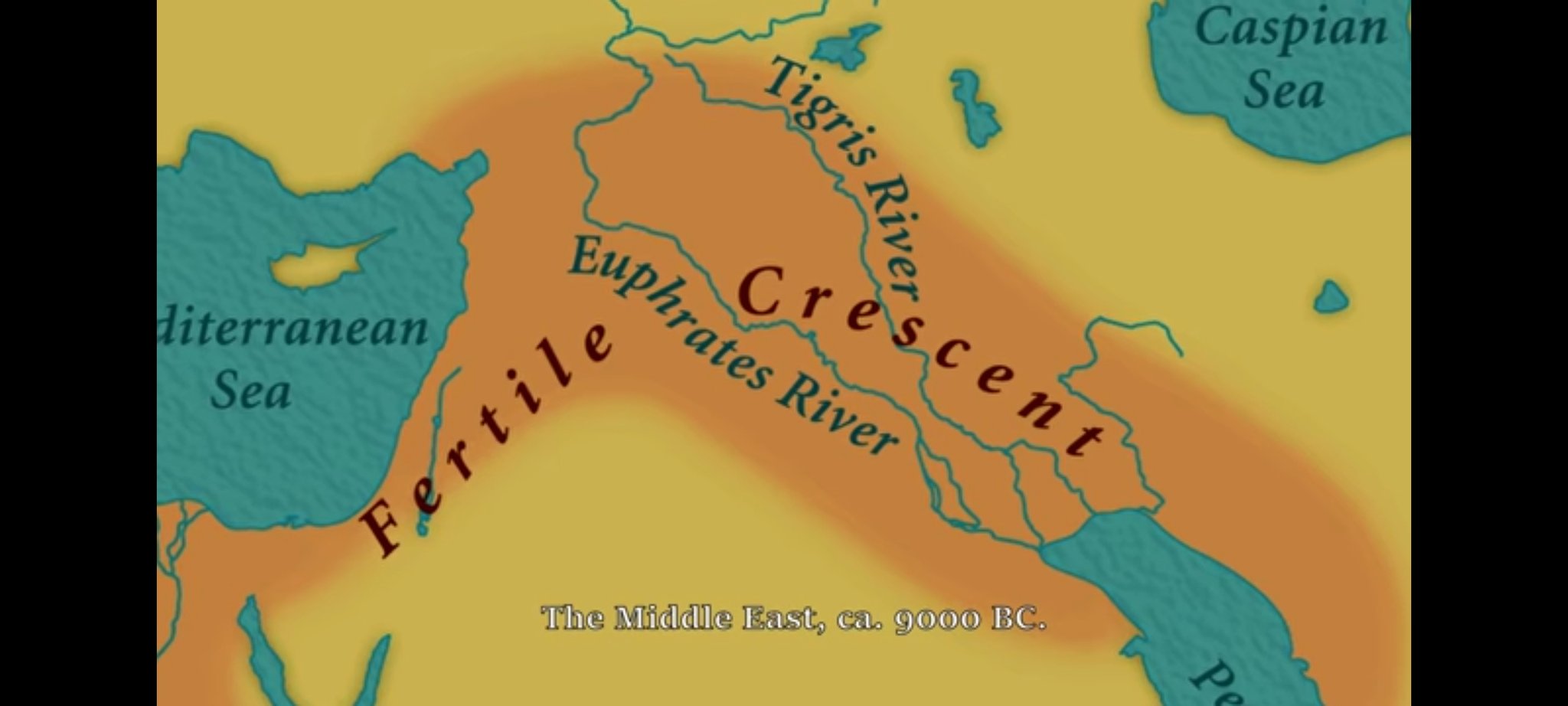 Euphrates River In Mesopotamia