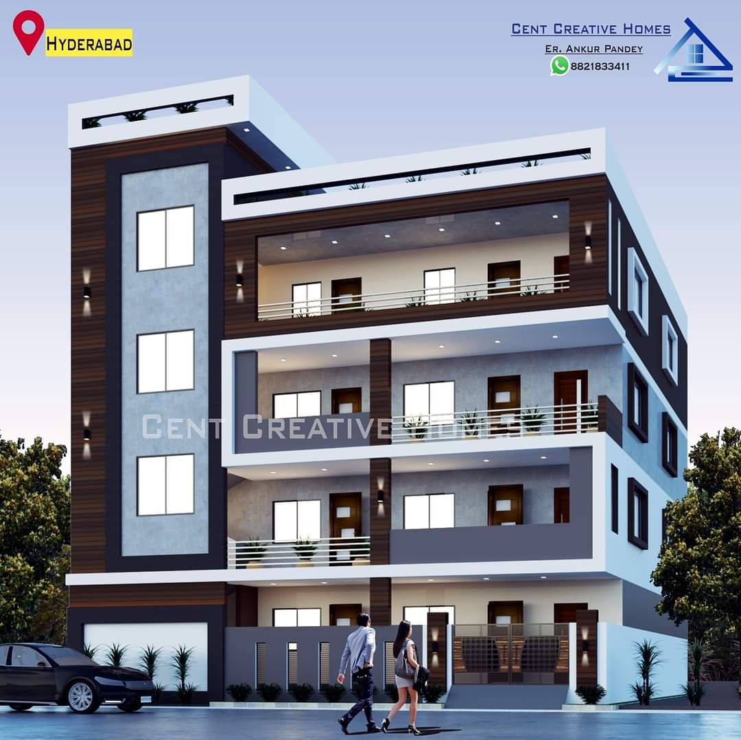 3 Storey Residential Building Design