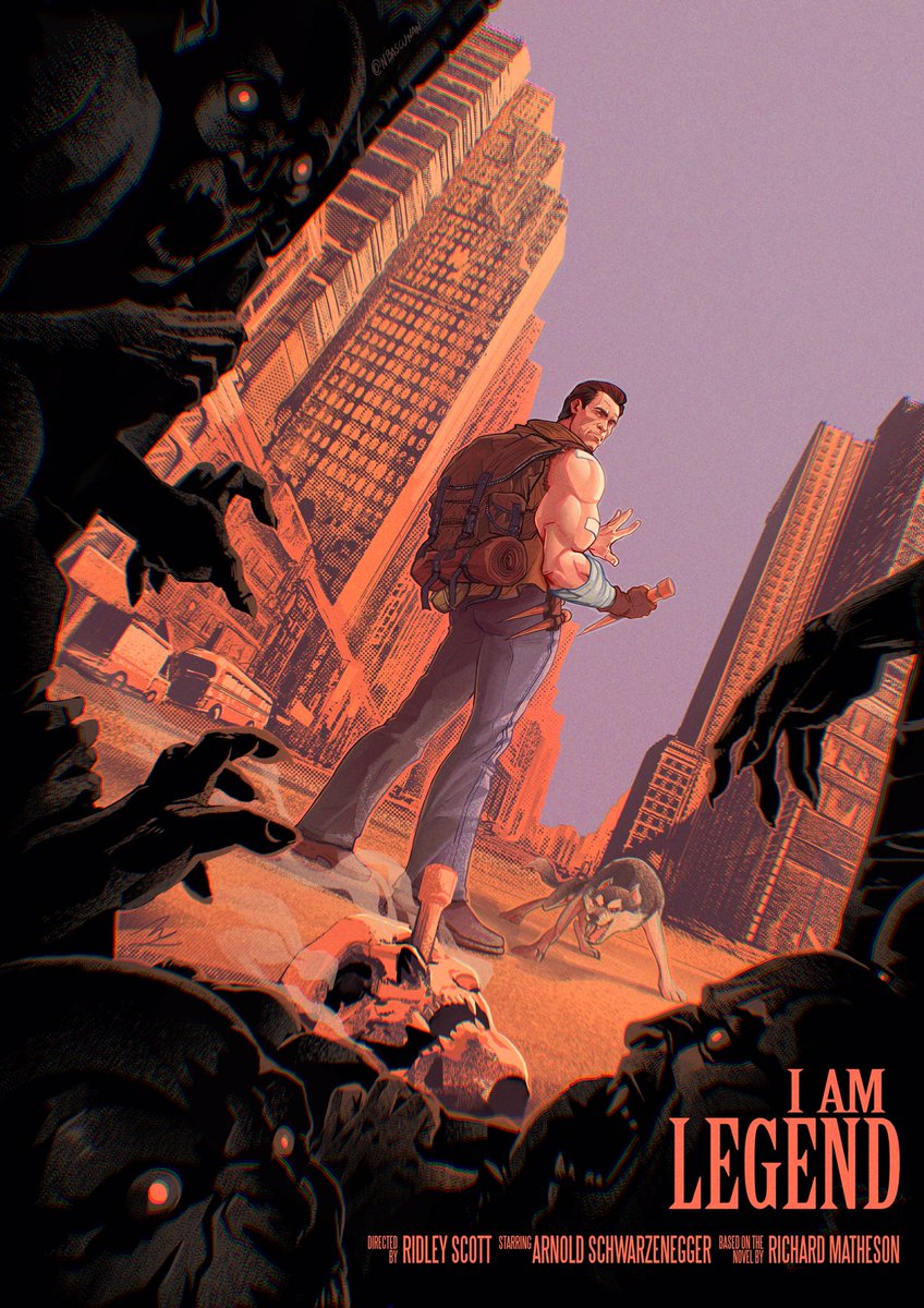 I am Legend" directed by Ridley Scott 」|Nico Bascuñánのイラスト