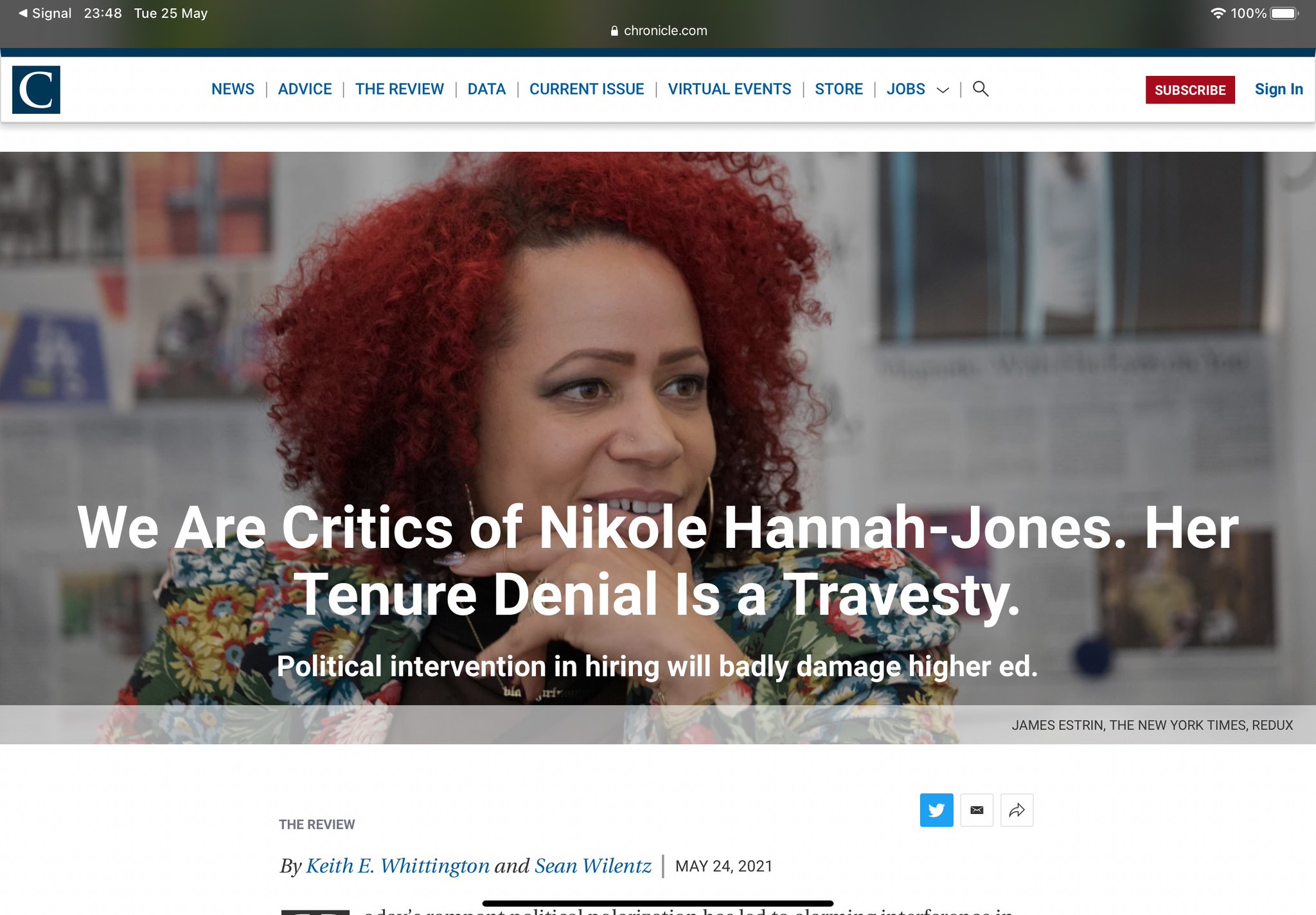 Nicholas Guyatt on Twitter: "This is great and all, but the extraordinary hostility towards 1619 ...