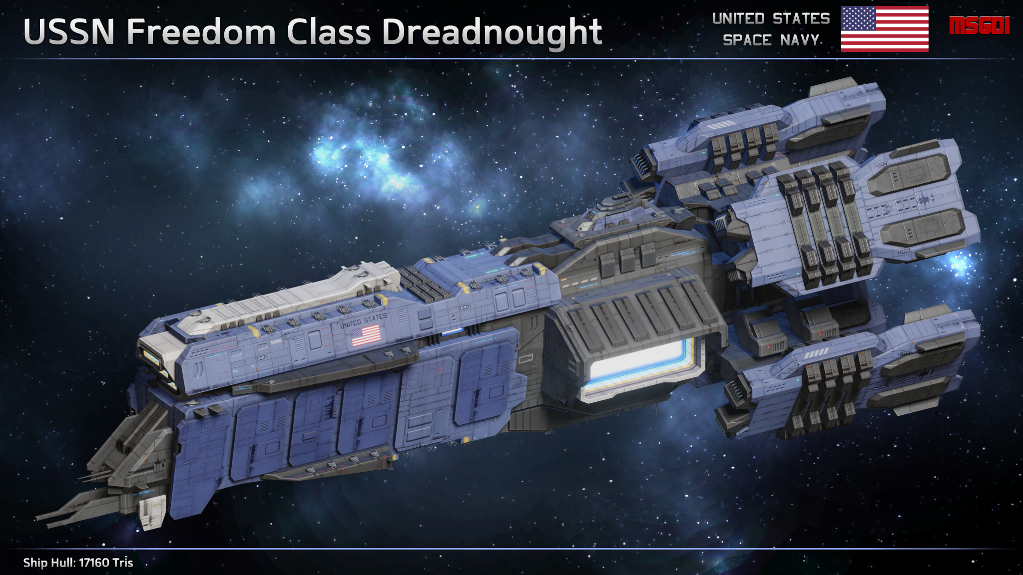 Star Space Station Freedom Wallpaper