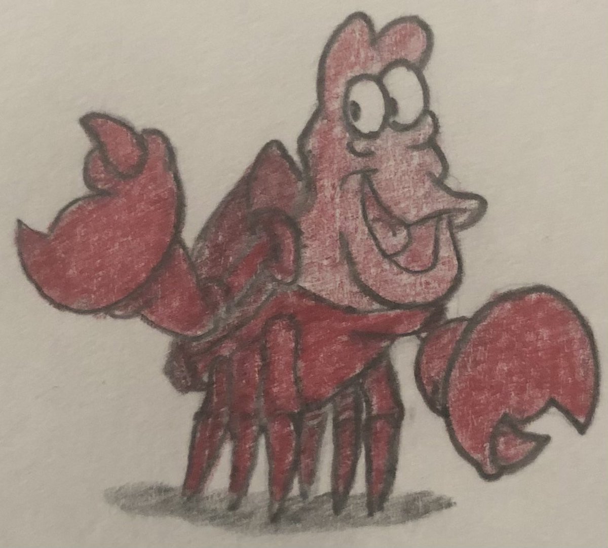 Sebastian The Crab Drawing