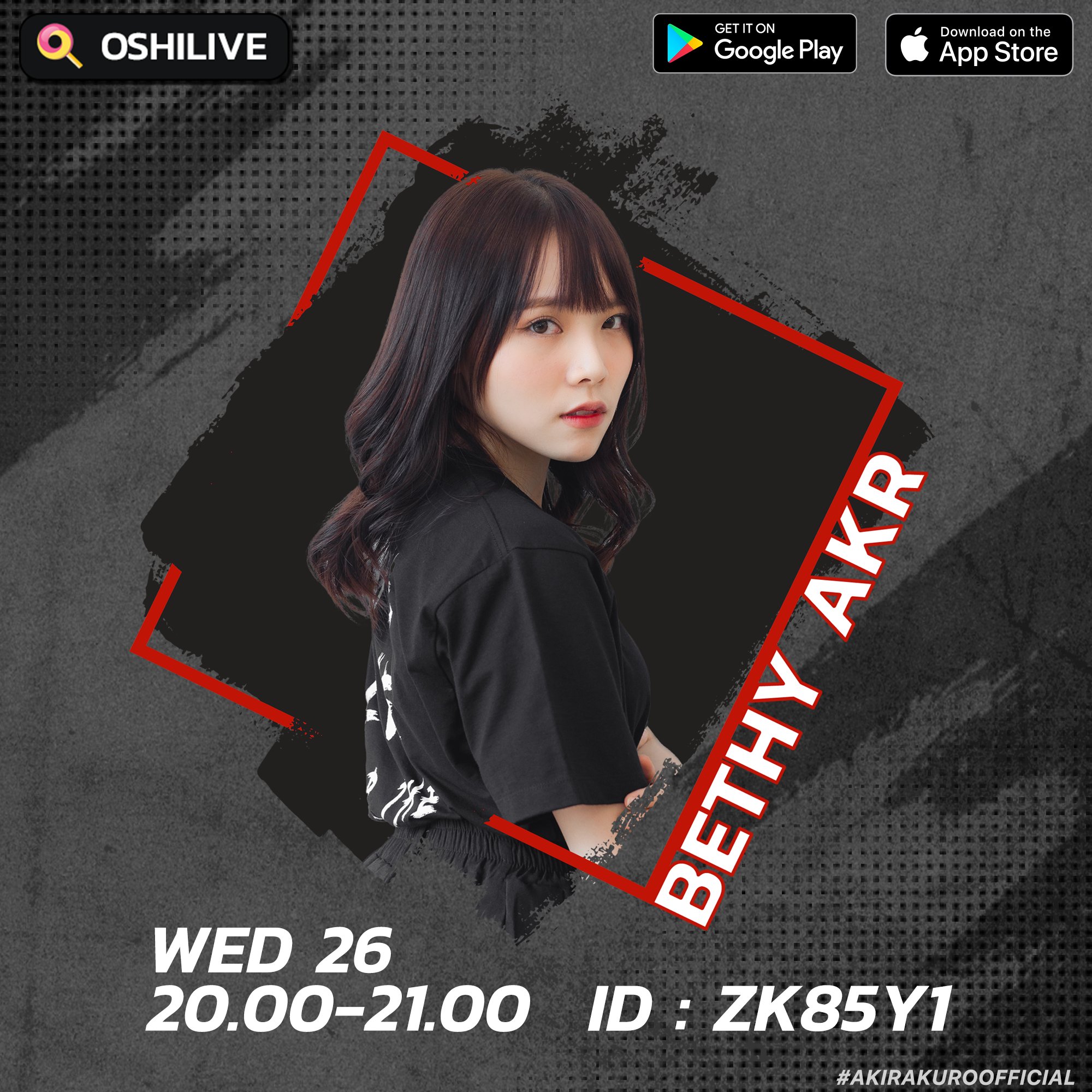 AKIRA-KURO #akirakuro on Twitter: "วันนี้พบกับ Bethy AKIRA KURØ ได้ที่ App Oshi Live . เพื่อนๆ ...