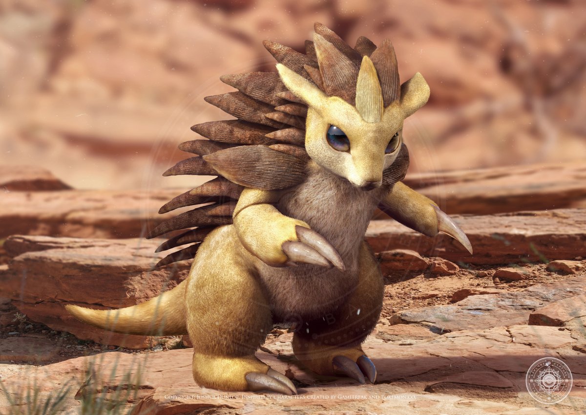 Realistic Sandshrew