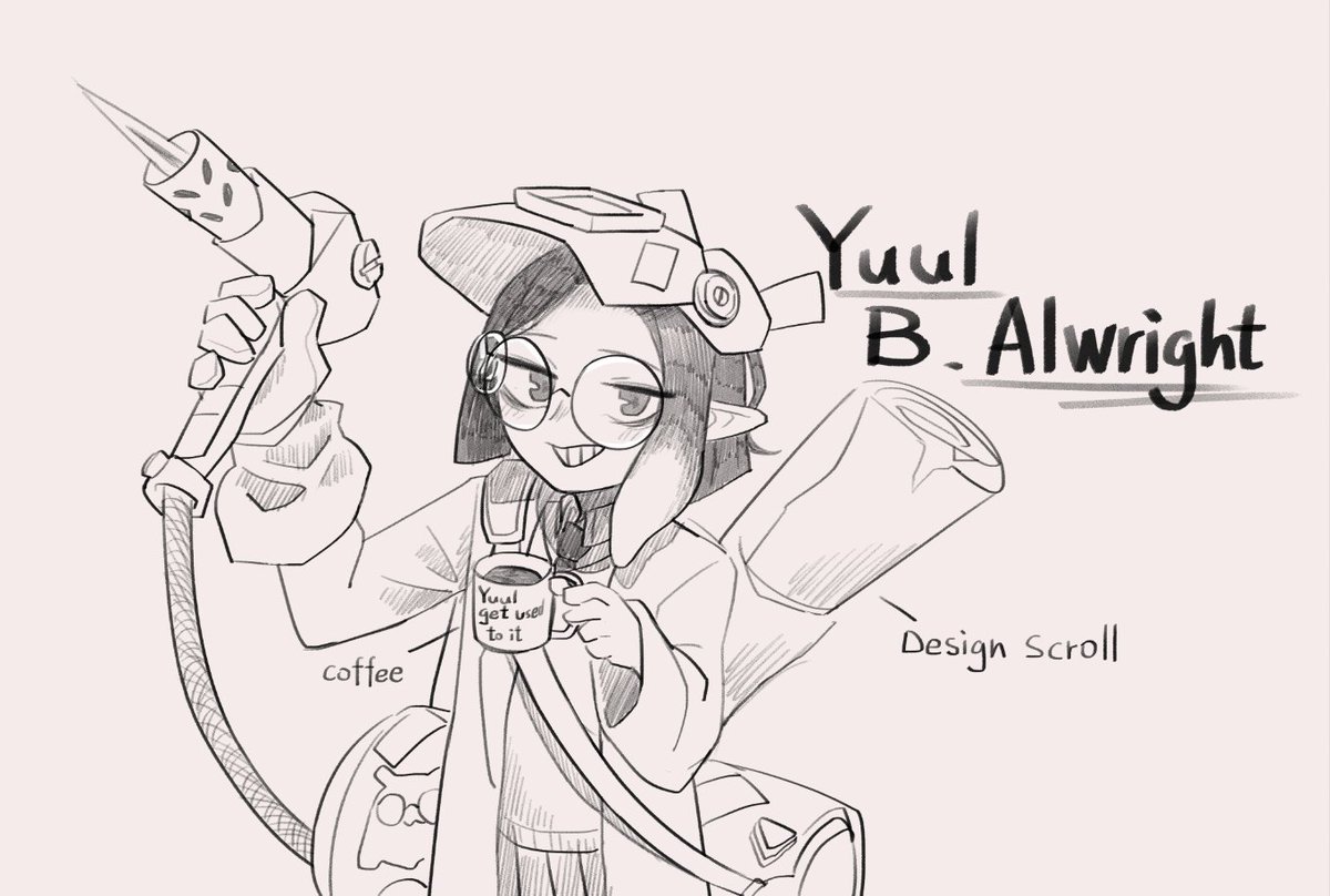 「Yuul B. Alwright Mad Scientist student🥽」|刀子猫🔪🐈‍⬛の漫画