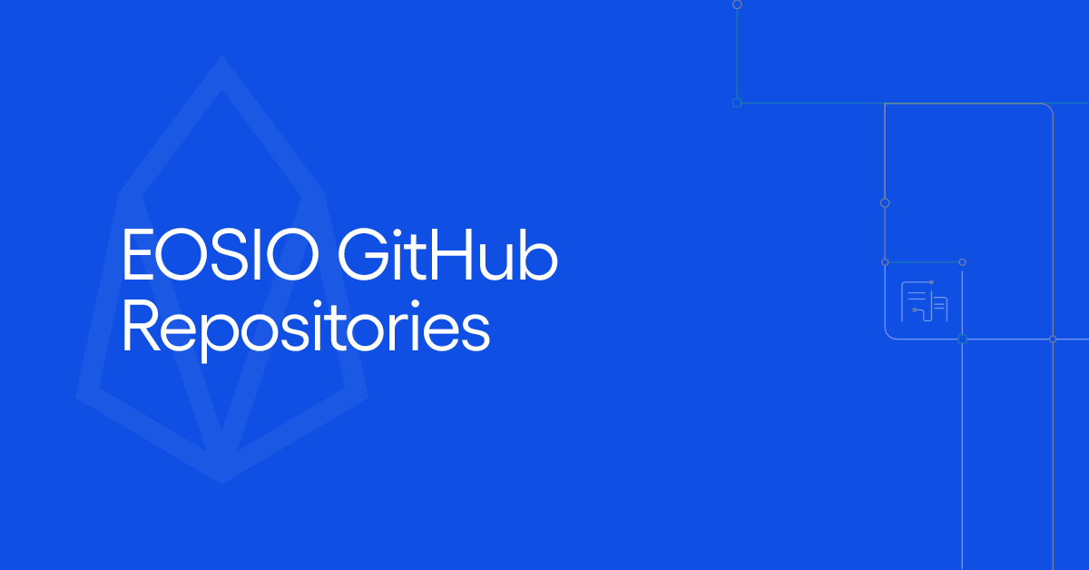 block.one on Twitter: "#EOSIO developers, to simplify the GitHub experience we split up the ...