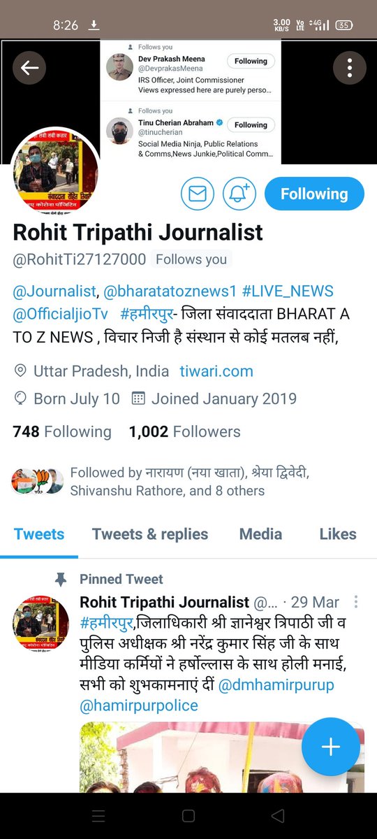 Rohit Tripathi Journalist (@rohitt_tripathi) | Twitter
