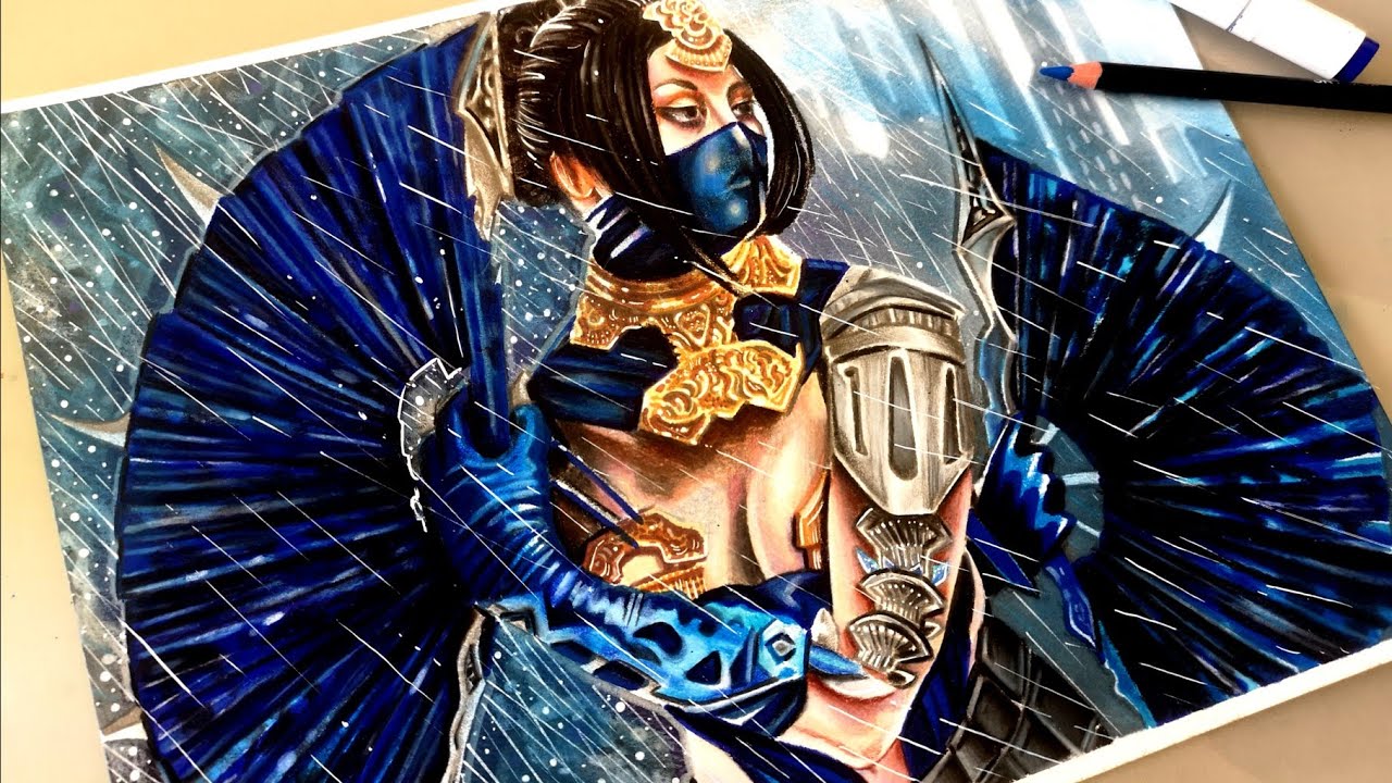 Mortal Kombat Characters Sub Zero Drawing