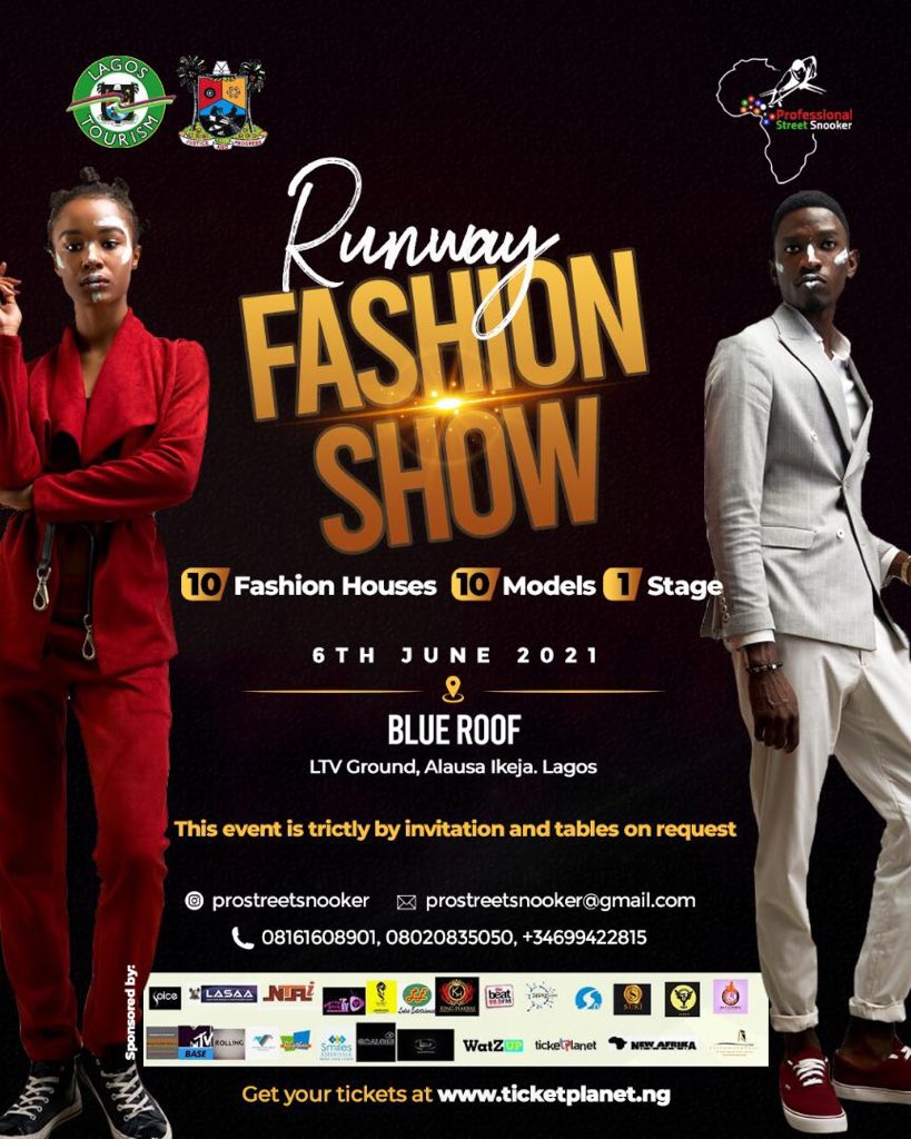 Fashion Show Runway Flyer
