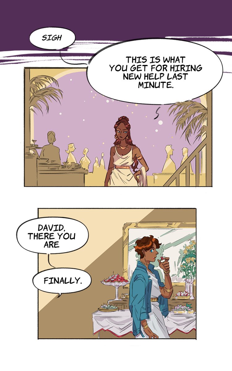 「random comic panels. I really just wanted to draw this scene」lihsaの漫画