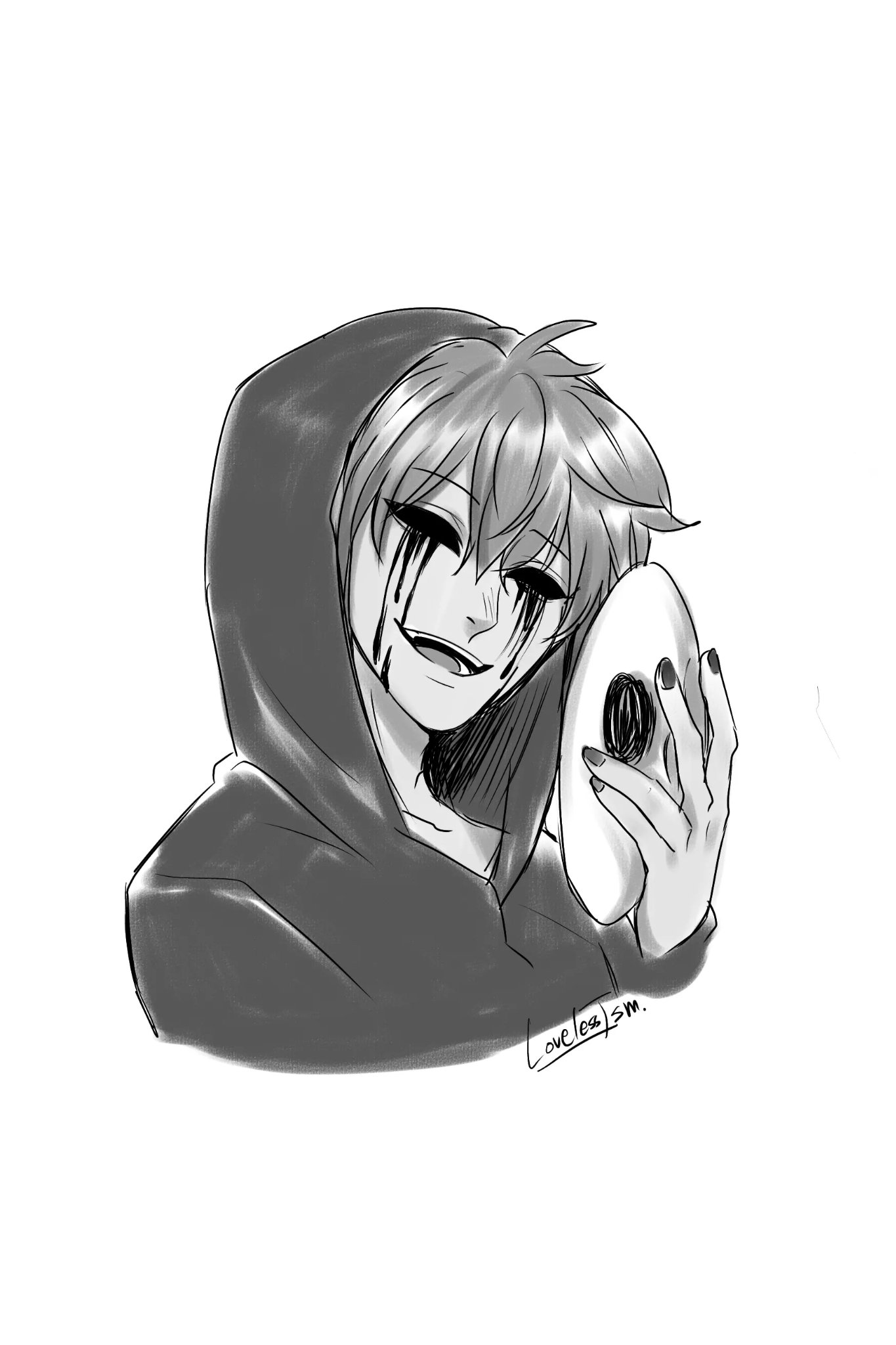 Eyeless Jack Drawing