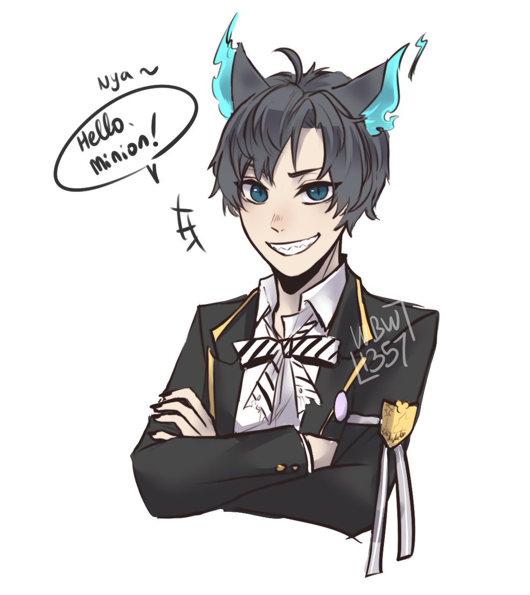 「rkgkグリム #ツイステファンアート #擬人化 」Wingの漫画