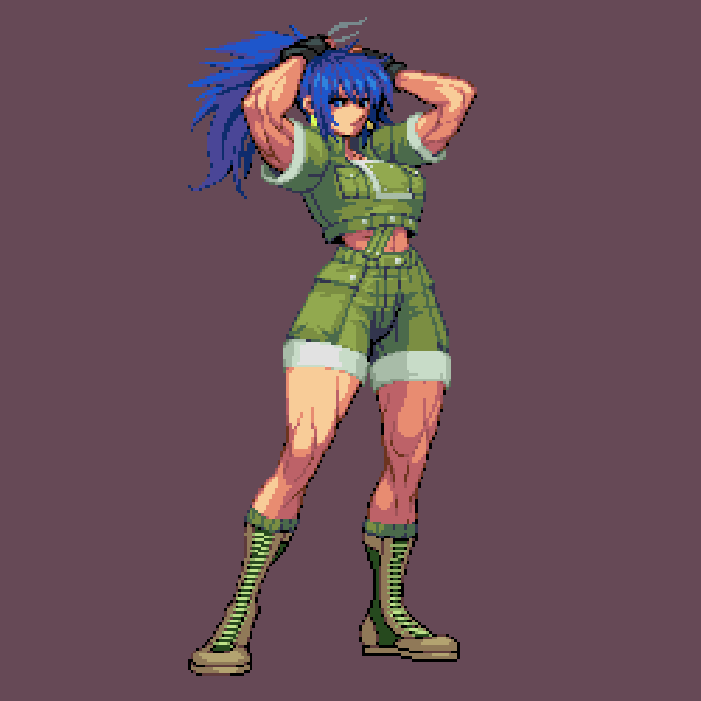 Leona Heidern Sprites