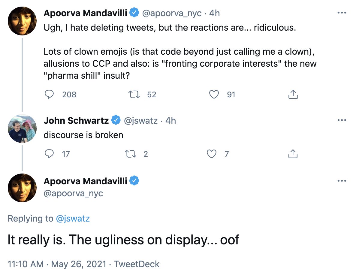 🦖 pragmatometer ㋬ on Twitter: "This NYT reporter is calling people racist for looking into the ...