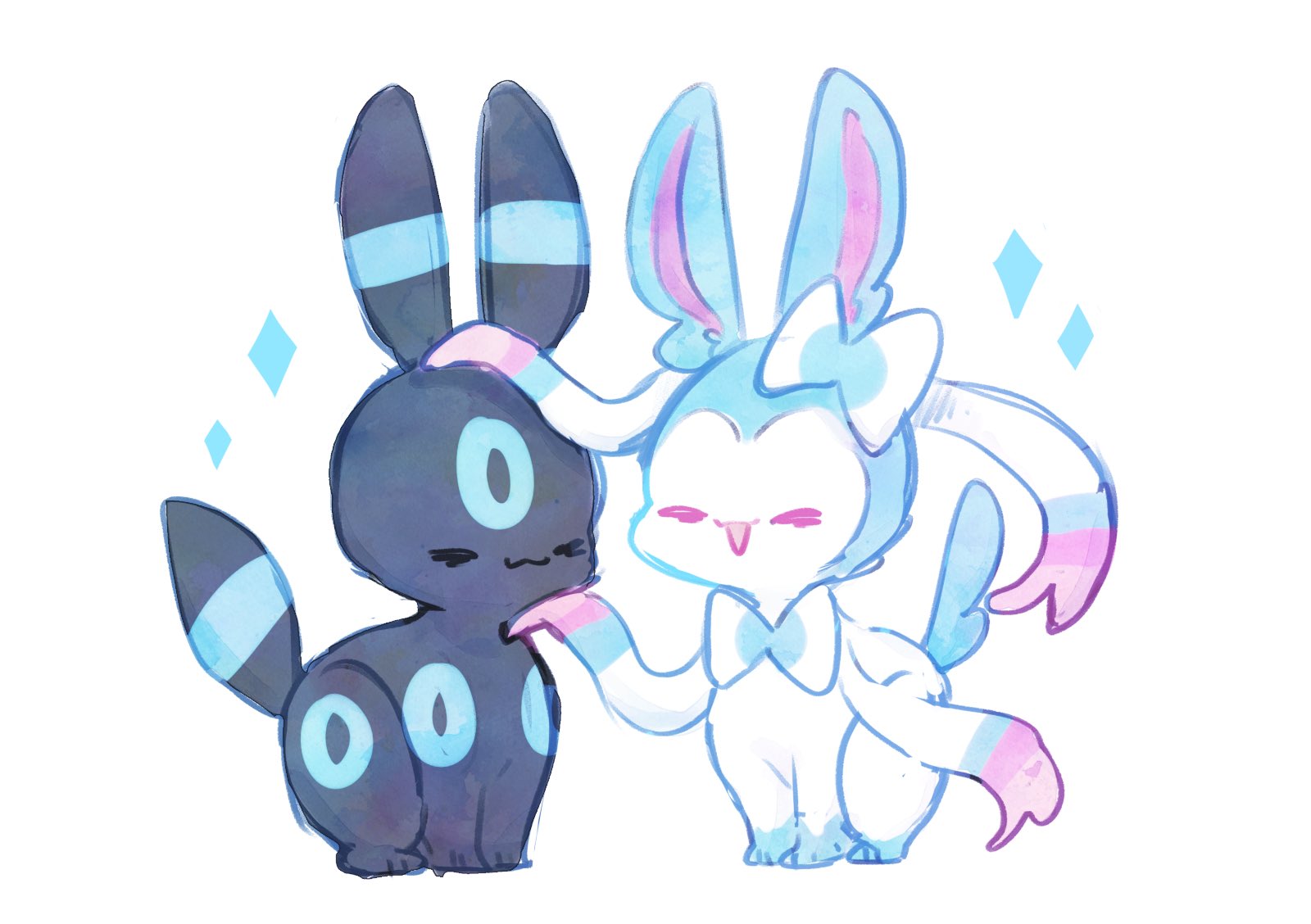 Pokemon Sylveon And Umbreon