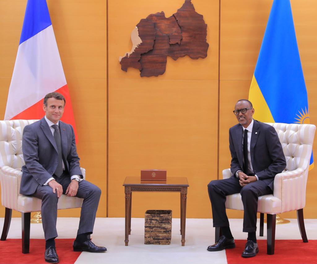 Presidency | Rwanda on Twitter: "President Kagame holds a tête-à-tête with French President ...