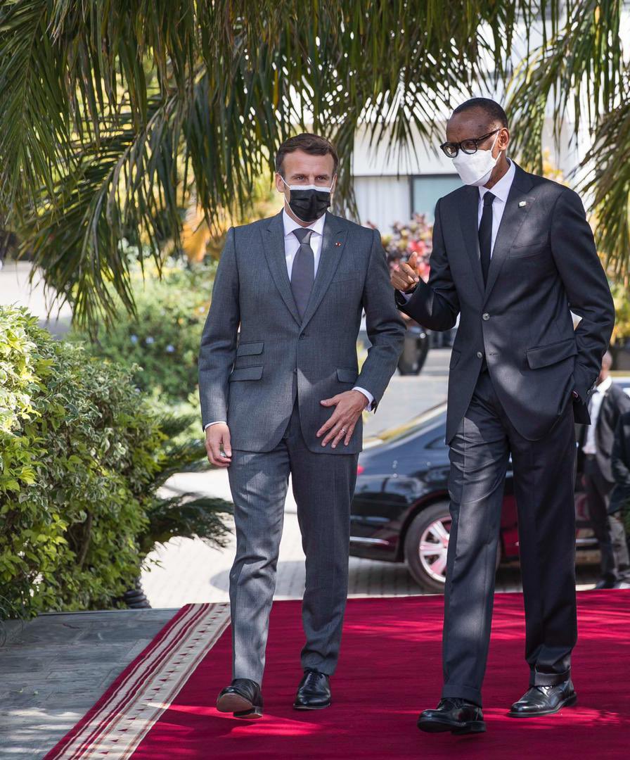 Presidency | Rwanda on Twitter: "President Kagame welcomes President @EmmanuelMacron to Urugwiro ...